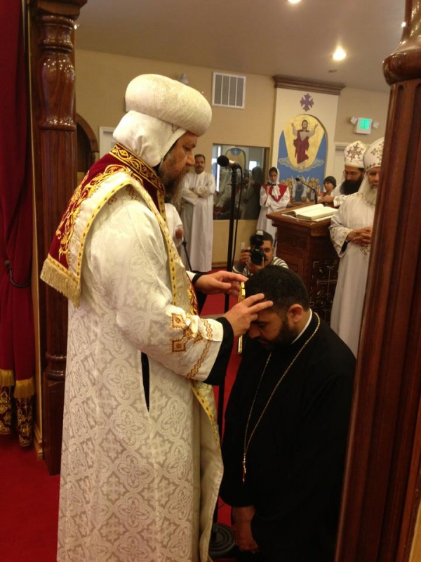 Axios! Ordination of a New Presbyter and Archdeacon | Coptic Orthodox ...